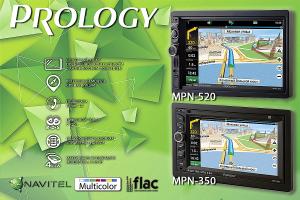 Представляем новые модели автомобильных навигационных центров PROLOGY MPN-520 и MPN-350. В ...